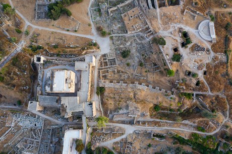 Picture Taken Drone Shows Aerial View Editorial Stock Photo - Stock ...