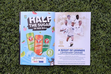 Carabao Advert Inside Match Day Programme Editorial Stock Photo - Stock ...