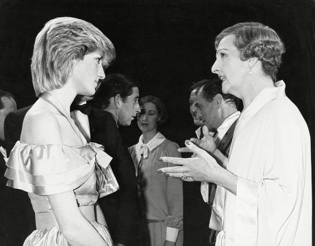 Princess Diana Meeting Penelope Keith Editorial Stock Photo - Stock ...