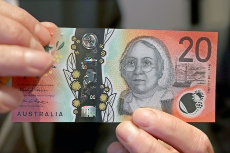 Australias New 20 Australian Dollar Note Editorial Stock Photo - Stock ...