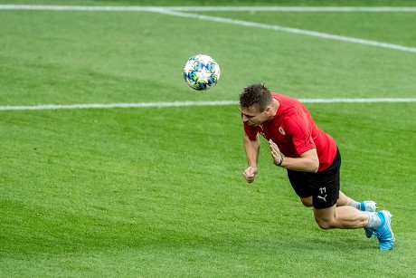 Slavia training session, Prague, Czech Republic - 01 Oct 2019 Stock ...