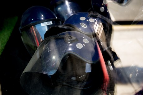Police Riot Helmets Editorial Stock Photo - Stock Image | Shutterstock