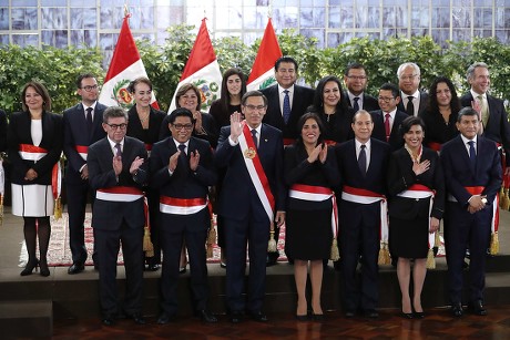 Peruvian President Martin Vizcarra C Poses Editorial Stock Photo ...