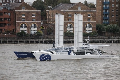 Energy Observer Wind Turbine Sail Boat Editorial Stock Photo - Stock ...