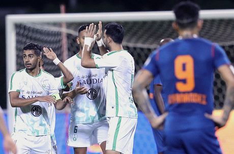 Players Alahli Celebrate After Scoring During Editorial Stock Photo ...