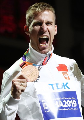 Bronze Medalist Marcin Lewandowski Poland During Editorial Stock Photo ...