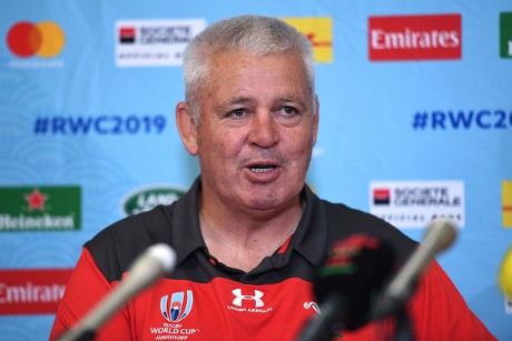 Wales Rugby Media Interviews - 07 Oct 2019 Stock Pictures, Editorial ...