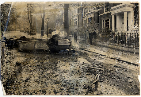 Ira Bomb Explsion Outside Home Hugh Editorial Stock Photo - Stock Image ...