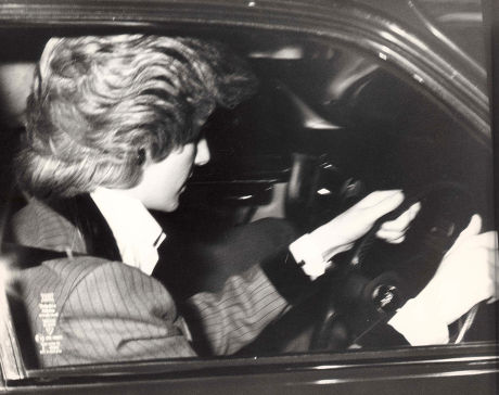 Princess Diana Cars Driving December 1985 Editorial Stock Photo - Stock ...