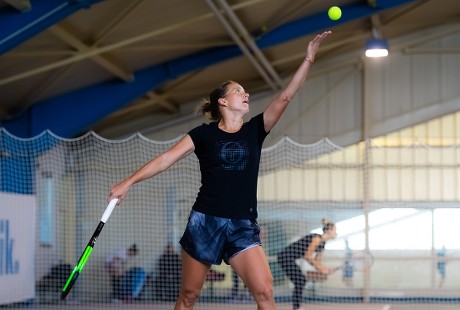 Linz Open tennis tournament, qualifying, practice and press conference ...