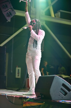 Reggae Singer Daville Performs On Stage Editorial Stock Photo - Stock ...