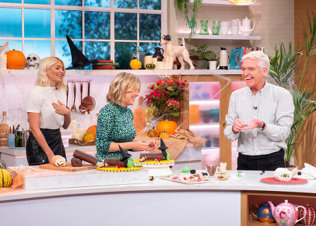 Phillip Schofield Holly Willoughby Juliet Sear Editorial Stock Photo ...
