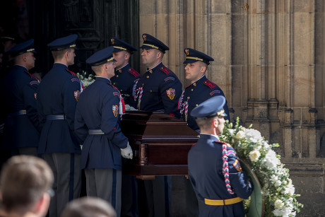 Funeral with state honours of late Czech singer Karel Gott, Prague ...