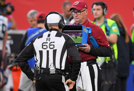 Referee Walt Anderson Studies Video Replay Editorial Stock Photo ...