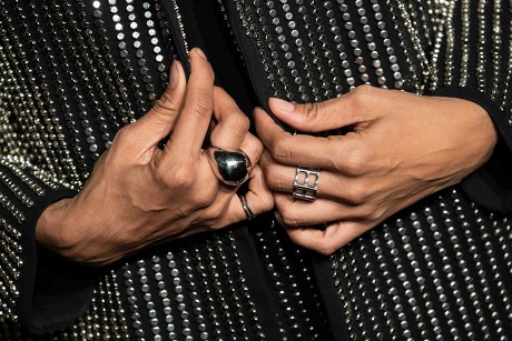 Detail View Rings Worn By British Editorial Stock Photo - Stock Image ...