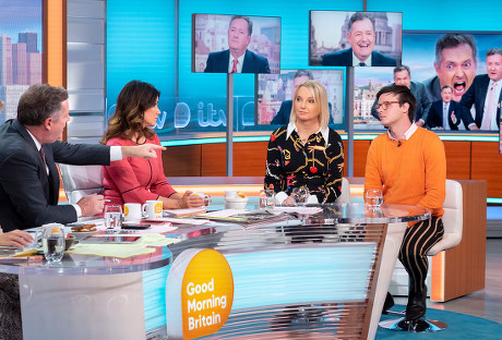 'Good Morning Britain' TV show, London, UK - 15 Oct 2019 Stock Pictures ...