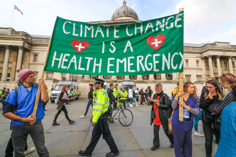Climate Activists Extinction Rebellion Stage Protest Editorial Stock ...