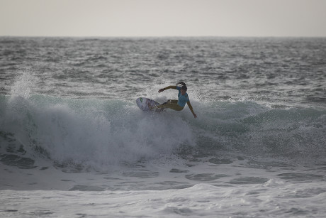 Brazilian Surfer Silvana Lima Action During Editorial Stock Photo ...