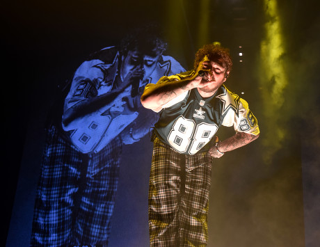 Post Malone in concert, Miami, Florida, USA - 20 Oct 2019 Stock ...