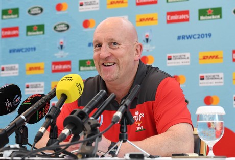 Wales Rugby Media Interviews - 22 Oct 2019 Stock Pictures, Editorial ...