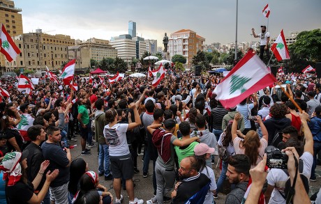 Lebanon protests, Beirut - 23 Oct 2019 Stock Pictures, Editorial Images ...