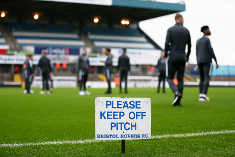 Sign Saying Please Keep Off Pitch Editorial Stock Photo - Stock Image ...