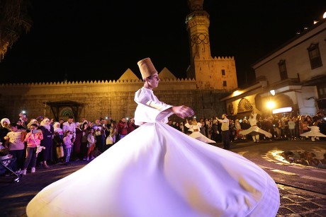 Syrian Dancers Perform Traditional Dervish Dance Editorial Stock Photo ...