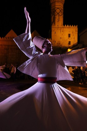 Syrian Dancers Perform Traditional Dervish Dance Editorial Stock Photo ...
