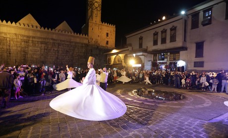 Syrian Dancers Perform Traditional Dervish Dance Editorial Stock Photo ...