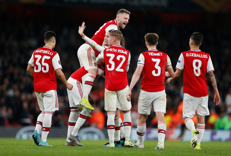 Nicolas Pepe Congratulated By Teammates After Editorial Stock Photo ...