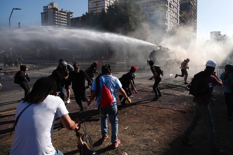 People Clash Police During Protests Against Editorial Stock Photo ...