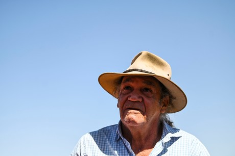 Aboriginal Australian Activist Vincent Forrester Speaks Editorial Stock ...