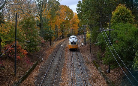 Mattapan Trolley Car Makes Way Along Editorial Stock Photo - Stock ...