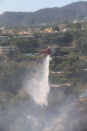 Crews Tackle Forest Fires Editorial Stock Photo - Stock Image ...