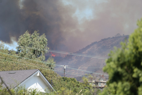 Forest fires, Los Angeles, USA - 28 Oct 2019 Stock Pictures, Editorial ...