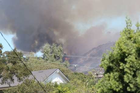 Forest fires, Los Angeles, USA - 28 Oct 2019 Stock Pictures, Editorial ...