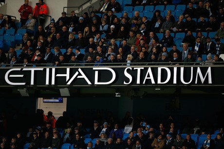 Etihad Stadium Sign Inside Etihad Stadium Editorial Stock Photo - Stock ...