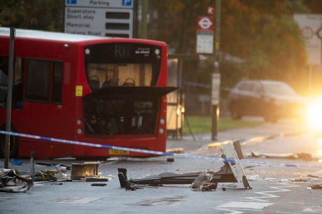 Aftermath Crash Between Two Buses Car Editorial Stock Photo - Stock ...