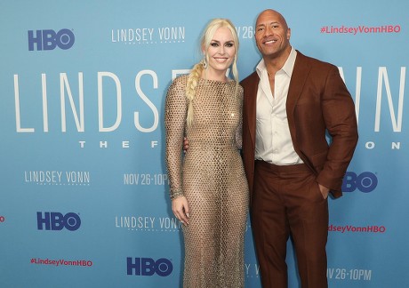 Lindsey Vonn Dwayne Johnson Editorial Stock Photo - Stock Image ...