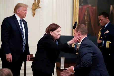 US President Donald J. Trump awards the Presidential Citizens Medal ...