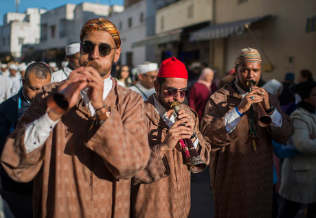 Moroccans Take Part Procession Marking 1449th Editorial Stock Photo ...