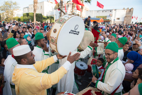 Moroccans Take Part Procession Marking 1449th Editorial Stock Photo ...