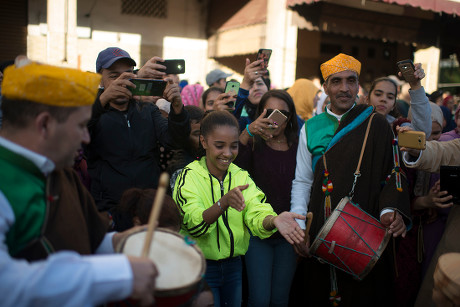 Moroccans Take Part Procession Marking 1449th Editorial Stock Photo ...