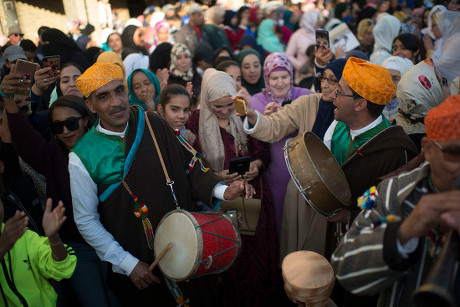 Moroccans Take Part Procession Marking 1449th Editorial Stock Photo ...