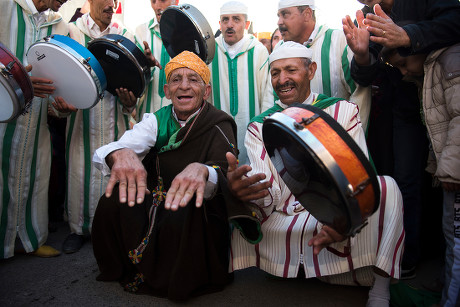 Moroccans Take Part Procession Marking 1449th Editorial Stock Photo ...