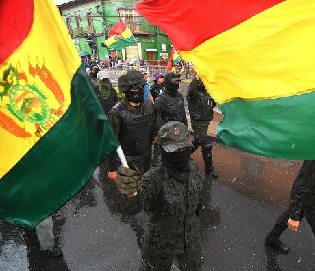 Members Bolivian Police Withdraw Tactical Unit Editorial Stock Photo ...