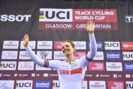 Katy Marchant Great Britain On Podium Editorial Stock Photo - Stock ...