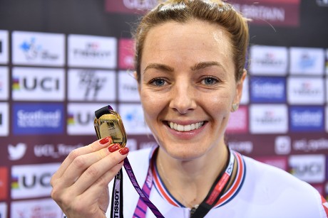 Katy Marchant Great Britain On Podium Editorial Stock Photo - Stock ...