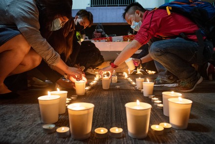Protester Looks On During Memorial Ceremony Editorial Stock Photo ...