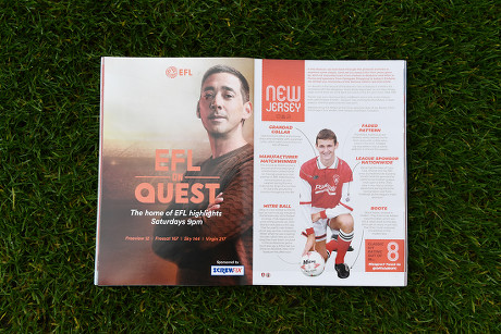 Efl Advert Inside Match Day Programme Editorial Stock Photo - Stock ...